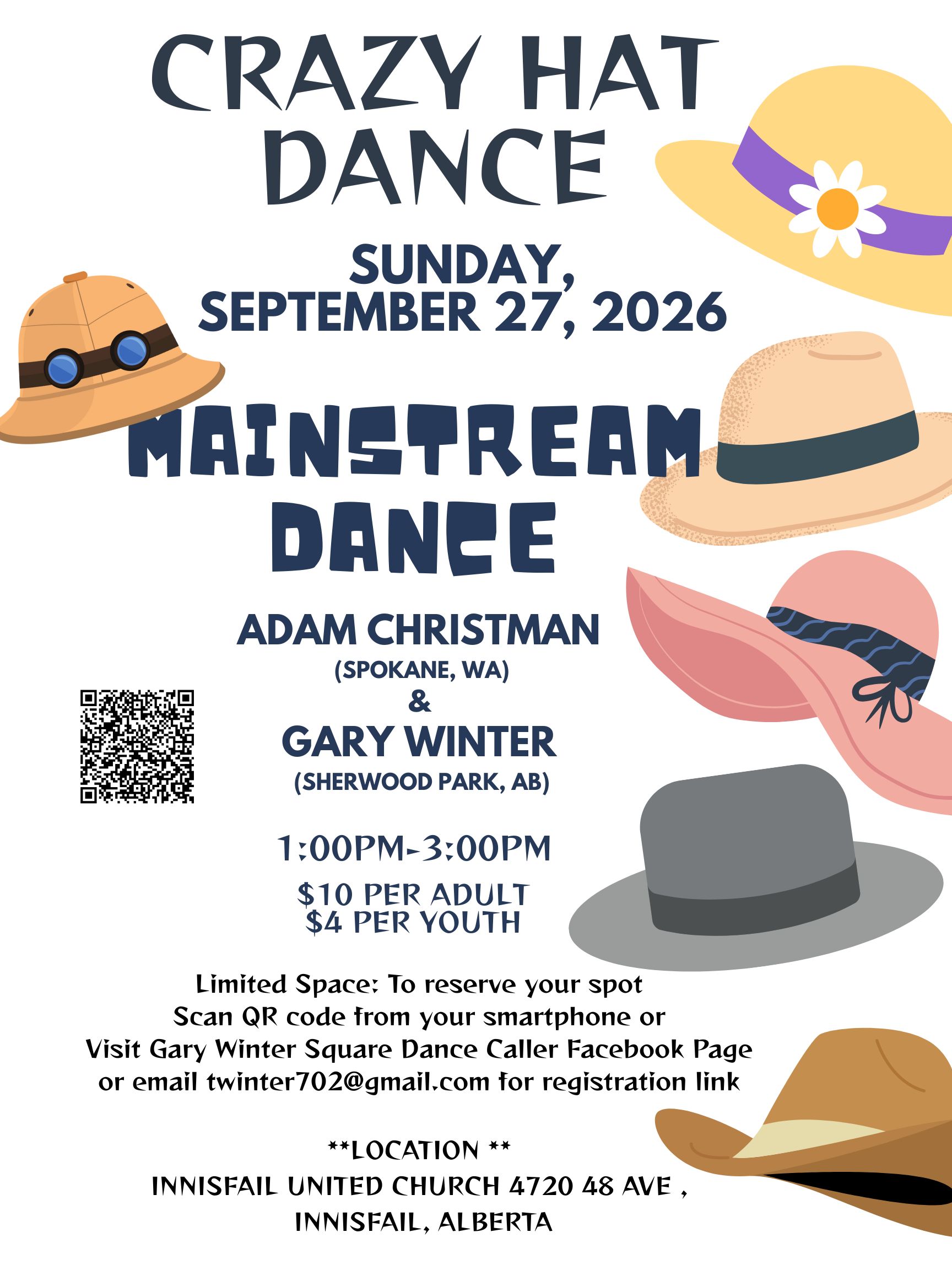 Crazy Hat Dance 2026 - Alberta Square and Round Dance Federation